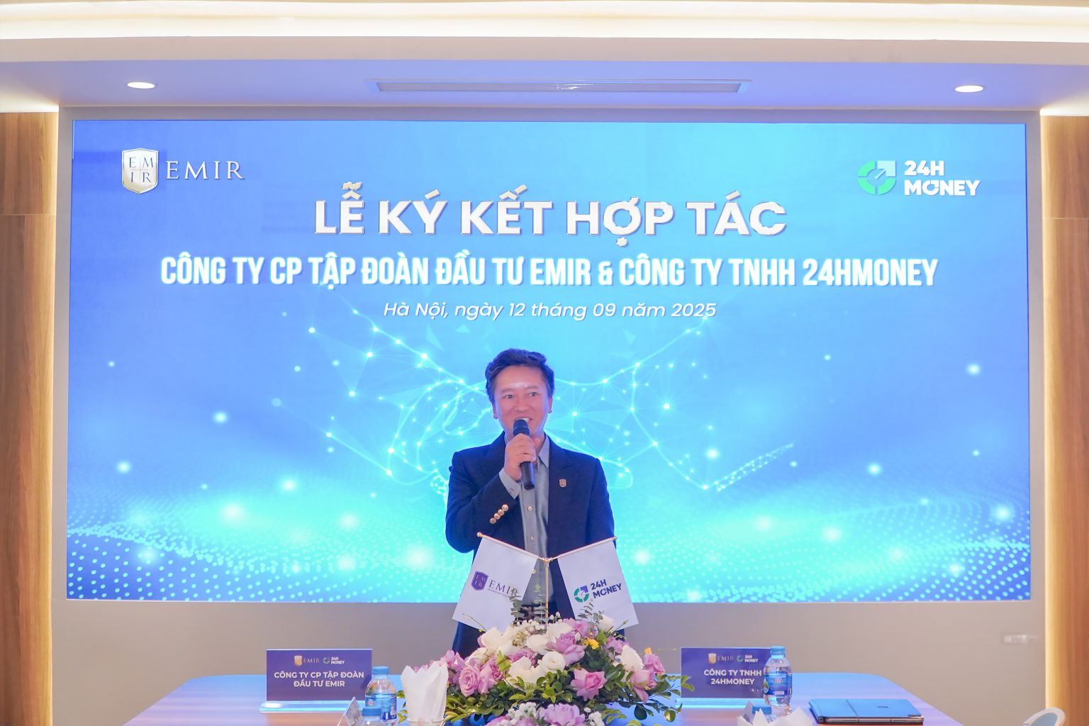 EMIR VÀ 24HMONEY KÝ KẾT THỎA THUẬN HỢP TÁC – EMIR